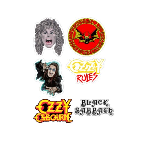 Design | Ozzy Osbourne Laminated Vinyl Stickers 12 | Poshmark